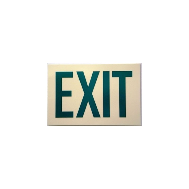 Photoluminescent Exit Sign